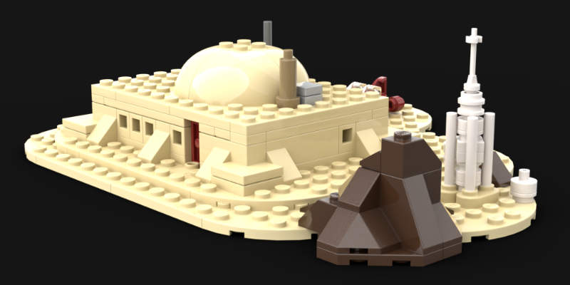LEGO MOC Ben Kenobi's Hut by DarthSchrader | Rebrickable - Build with LEGO