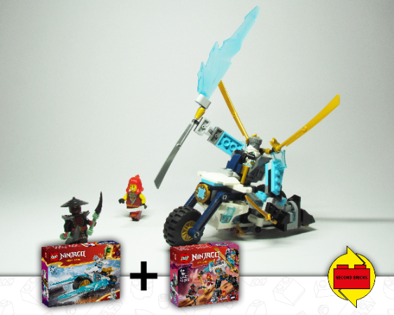 LEGO Set 71816-1 Zane's Ice Motorcycle (2024 Ninjago) | Rebrickable ...