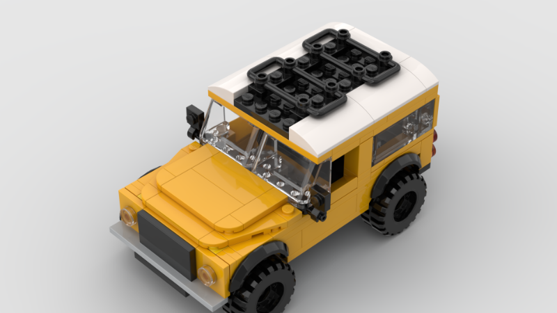 LEGO MOC Classic Defender 8 wide by rr67 | Rebrickable - Build with LEGO