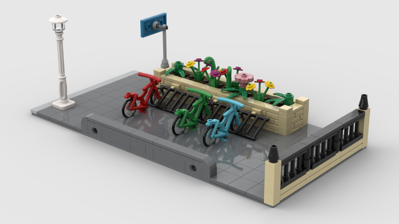 LEGO MOC-175347 Modular Bicycle Stand by Quczi142 | Rebrickable - Build ...