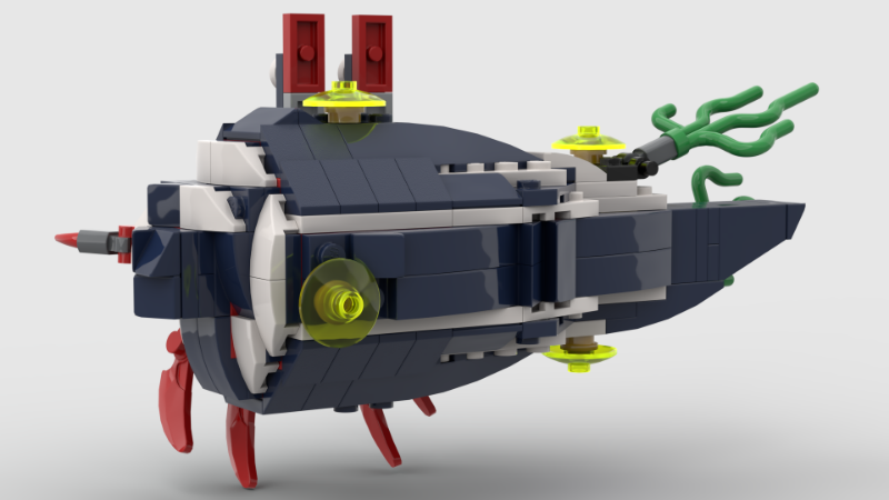 LEGO MOC Hermit Crab 2 to 1 by sandygast | Rebrickable - Build with LEGO