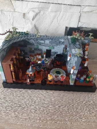 LEGO MOC D&D witch diorama by Polokot | Rebrickable - Build with LEGO
