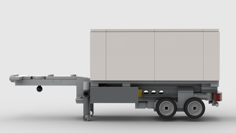 LEGO MOC Extendable container trailer by phigeon | Rebrickable - Build ...