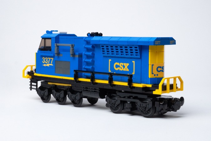 LEGO MOC CSX Freight Locomotive (GE Evolution Tier 4) by eggybricks ...