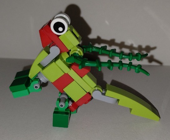 LEGO MOC Striped Lizard by Space_Steave | Rebrickable - Build with LEGO