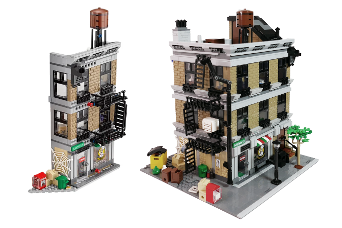 LEGO MOC Peter Parker's Apartment Modular Building by Diisel ...