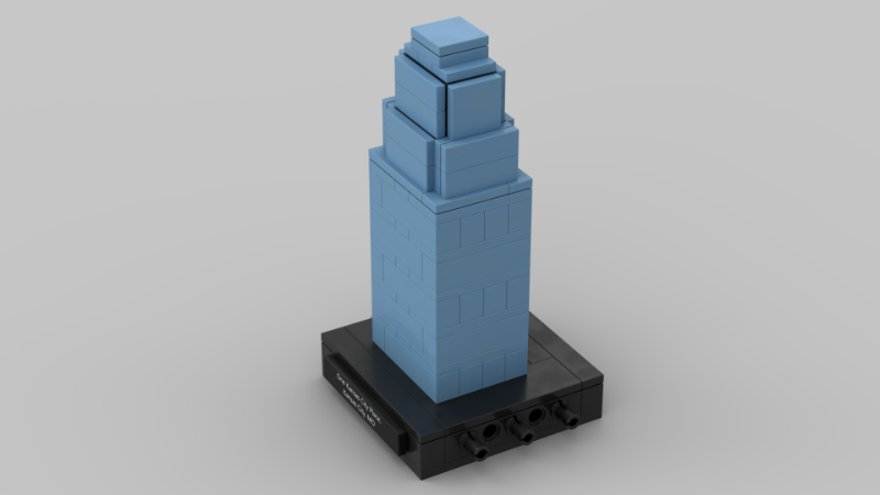 LEGO MOC-134996 One Kansas City Place by MocsByMattW | Rebrickable ...