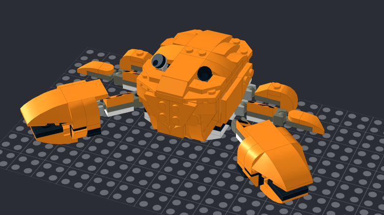 LEGO MOC Crab. 31129 Alternate Build - Modification by Abolengo ...