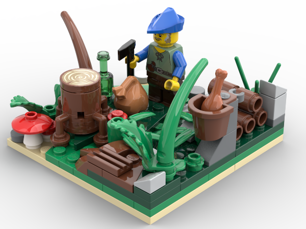LEGO MOC Forestry by mrnoeb | Rebrickable - Build with LEGO