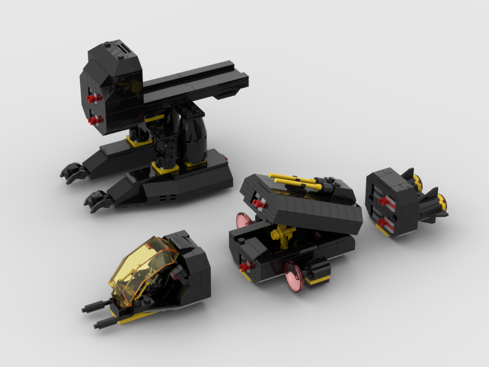 LEGO MOC-243674 Blacktron Alienator by MarcusStarkiller | Rebrickable ...