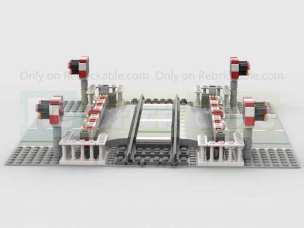 LEGO MOC UK Single Track Full Barrier Level Crossing by Andy Ps Bricks ...