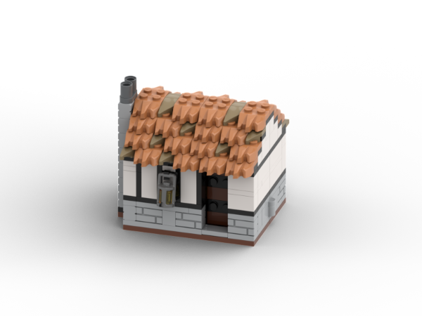 LEGO MOC-139130 Medieval Small House Compatible with Lion Knight Castle ...
