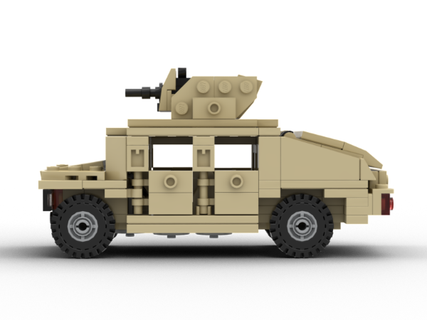 LEGO MOC Humvee (7 wide) by Calobster | Rebrickable - Build with LEGO