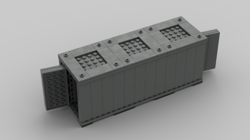 LEGO MOC Large Compact Container by Futurism_Lego | Rebrickable - Build ...