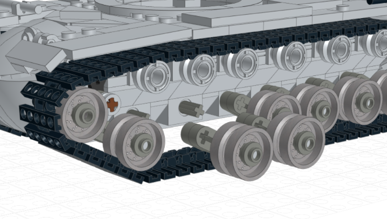 LEGO MOC M103 Heavy Tank 1/38 Scale by Cola2012 | Rebrickable - Build ...