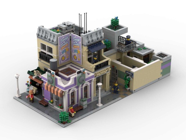 LEGO MOC The Prison - 2 sets of 10278 Alternate Build by porklegoguy ...