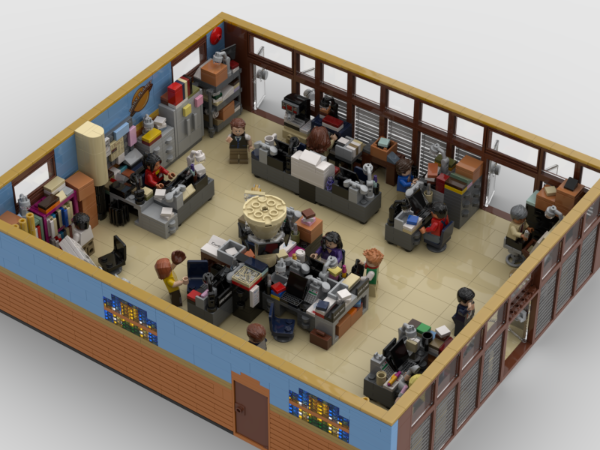 LEGO MOC Daily Planet Bullpen by Dynaguy | Rebrickable - Build with LEGO