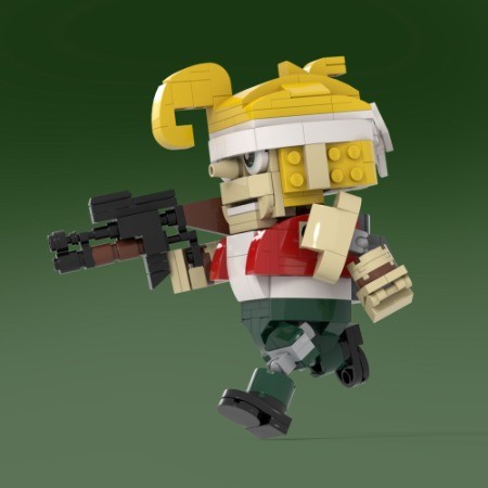 LEGO MOC METAL SLUG-MARCO by choi_dambaek | Rebrickable - Build with LEGO