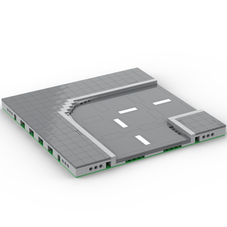 LEGO MOC MILS Street (32x32) Curve by Hannas.Beverly.Bricks ...