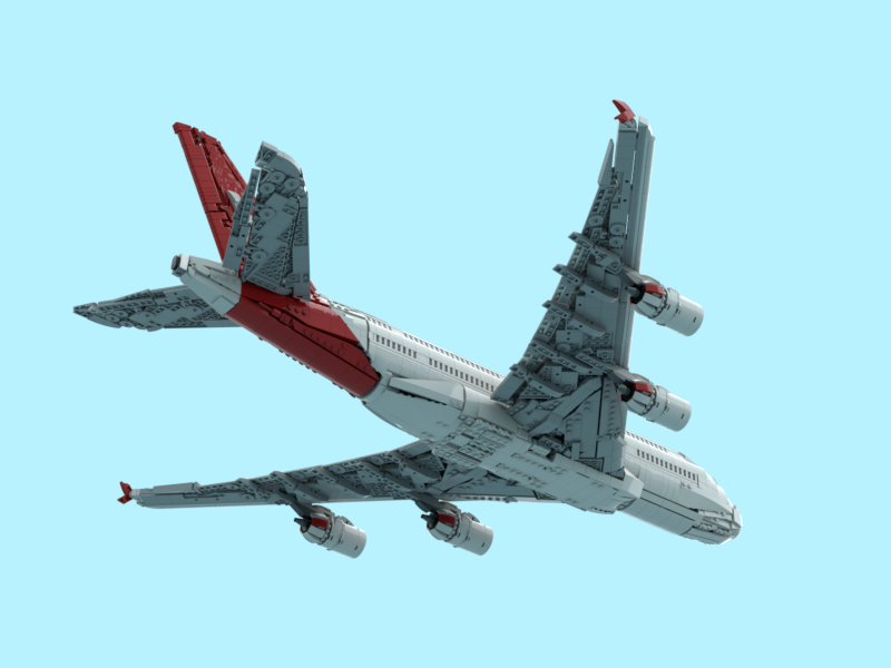 LEGO MOC-232258 Qantas Airbus A380 by ryangc_productions | Rebrickable ...