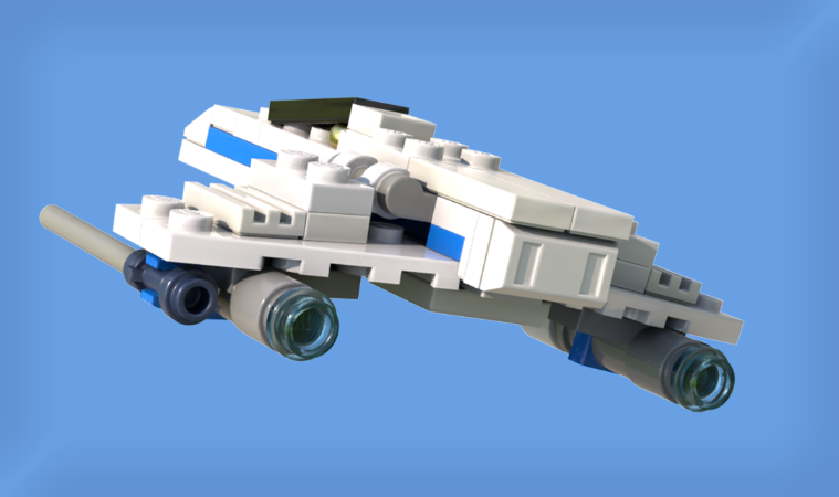 LEGO MOC-176068 E-Wing Starfighter (1:125) by RadioFreeCoruscant ...