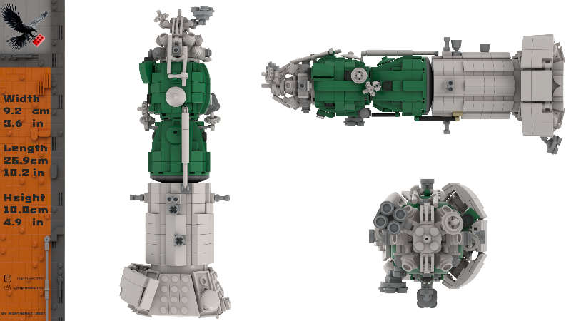 LEGO MOC 7K / Soyuz Collection (1:42 Minifig Scale) by NightHawk11991 ...