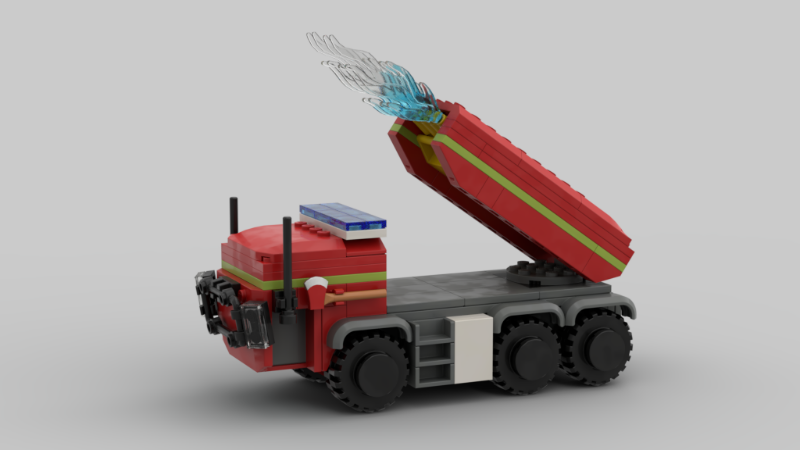 LEGO MOC Futuristic Autonomous Firetruck by Futurism_Lego | Rebrickable ...