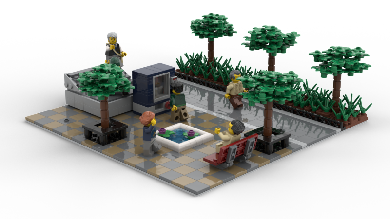 LEGO MOC Park by JDL_BrickFilms | Rebrickable - Build with LEGO