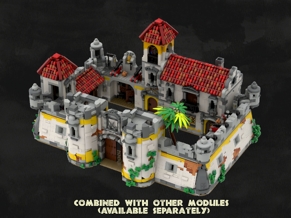 LEGO MOC Barracks - Fort Broadbrick by Vanestream | Rebrickable - Build ...