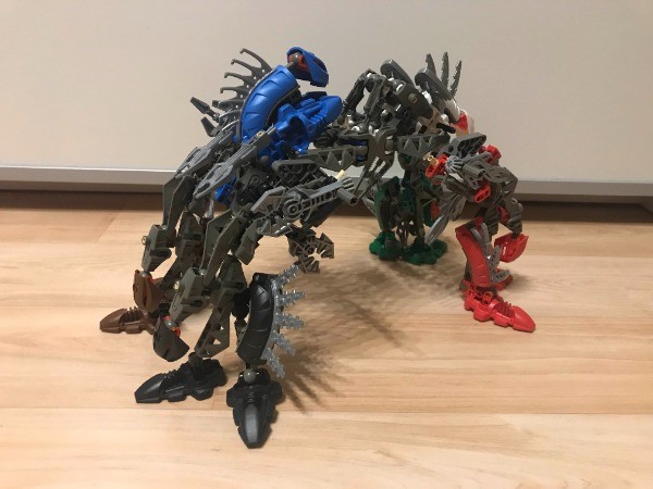 LEGO MOC Rahkshi Nui Combo (using all pieces) by Vahmi | Rebrickable ...