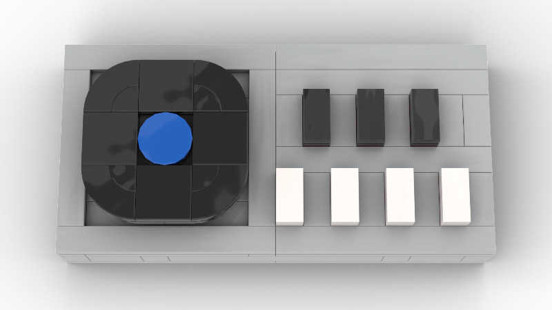 LEGO MOC beatmaniaIIDX controller with spinnable turntable by BVG573 ...