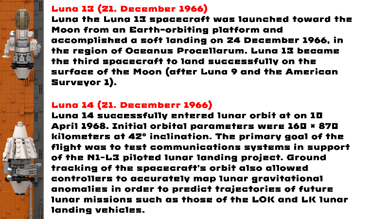 LEGO MOC Luna 1-14 Collection 1:20 (Soviet Luna Probes) by ...