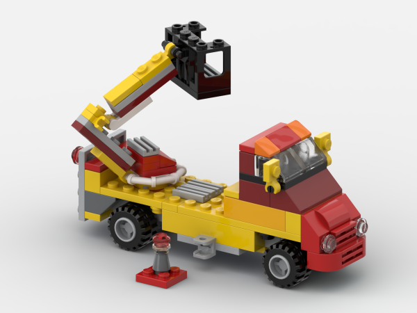 LEGO MOC-166358 10696 Cherry Picker by BrickBash | Rebrickable - Build ...