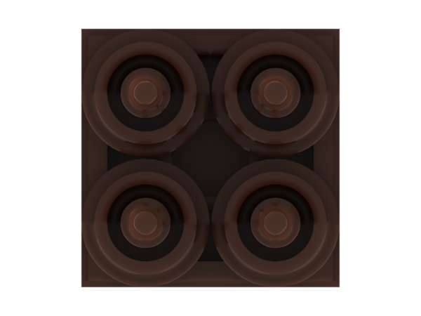 LEGO MOC Wooden Stool - Minifig Scaled by Motions_King | Rebrickable ...