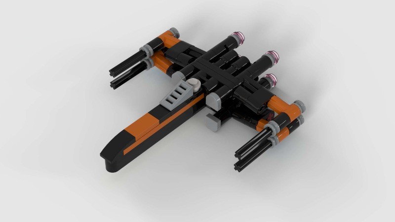 LEGO MOC TECHNIC T70 X WING STARFIGHTER by pins_n_liftarms ...