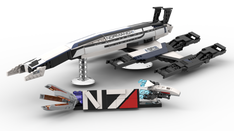 LEGO MOC Mass Effect N7 Logo and Minatures by Texta217 | Rebrickable - Build with LEGO