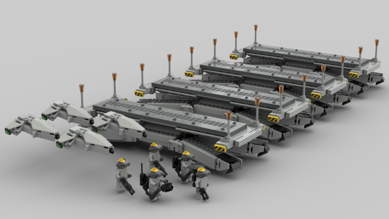 LEGO MOC Ground Logistics Team by Futurism_Lego | Rebrickable - Build ...