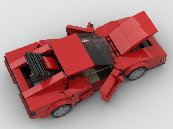LEGO MOC Ferrari Testarossa 8/10 stud by pedroportelaneto | Rebrickable ...