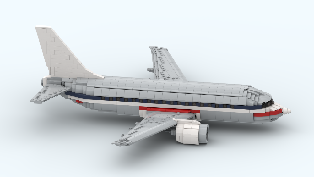 LEGO MOC-234010 Boeing 737-300 by C0NN3RY | Rebrickable - Build with LEGO