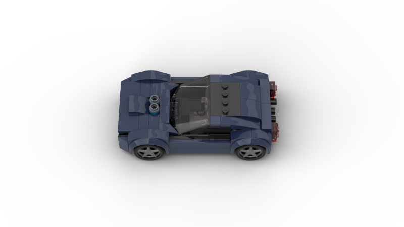 LEGO MOC 76920-2 Sports Car by n2brick | Rebrickable - Build with LEGO