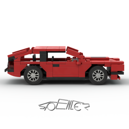 LEGO MOC Alfa Romeo Alfetta GTV6 by E_Spencer | Rebrickable - Build ...