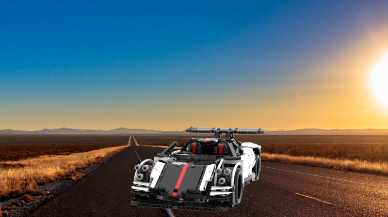 LEGO MOC Pagani zonda roadster by NL33 | Rebrickable - Build with LEGO