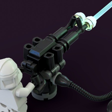 LEGO MOC Star Wars - Weaponry Item 1 - Republic Infantry Blaster Cannon ...