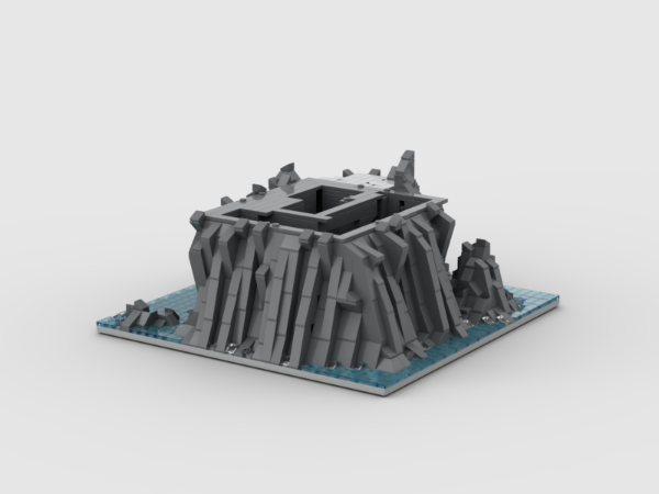 LEGO MOC Raised Baseplate For Castle Sets by carnby2000 | Rebrickable ...