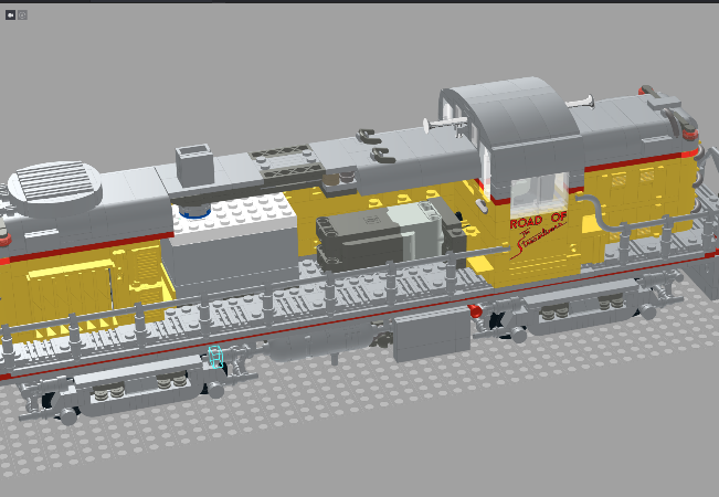 LEGO MOC Union Pacific Alco RS-2 (1:38) by MasterBuilderKTC ...