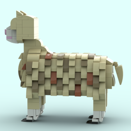 LEGO MOC Alpaca by DocBlock | Rebrickable - Build with LEGO