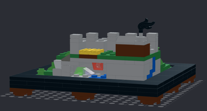 LEGO MOC Castle on the Hill by Tree-beard6 | Rebrickable - Build with LEGO