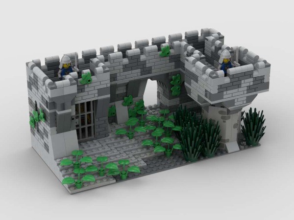 LEGO MOC Fortified prison by PezzidiLego | Rebrickable - Build with LEGO