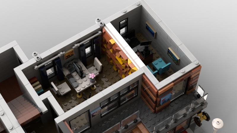 LEGO MOC-173373 Downtown Lofts by BrickStudioArchitect | Rebrickable ...