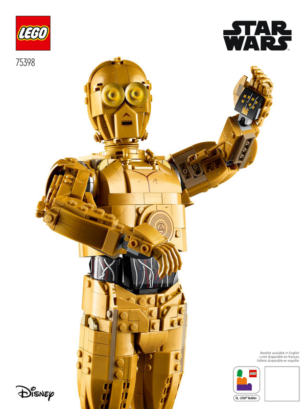 Review: 75398-1 - C-3PO | Rebrickable - Build with LEGO